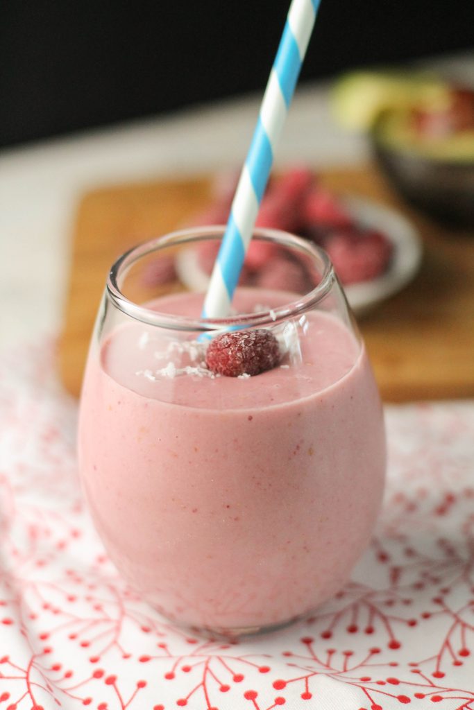 Raspberry Smoothie - Tessa the Domestic Diva