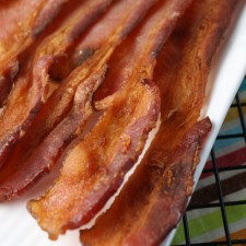 Mess Free Crispy Bacon