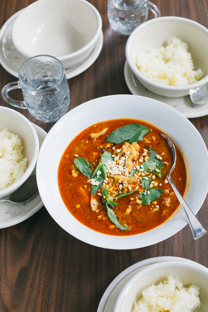 paleo chicken panang