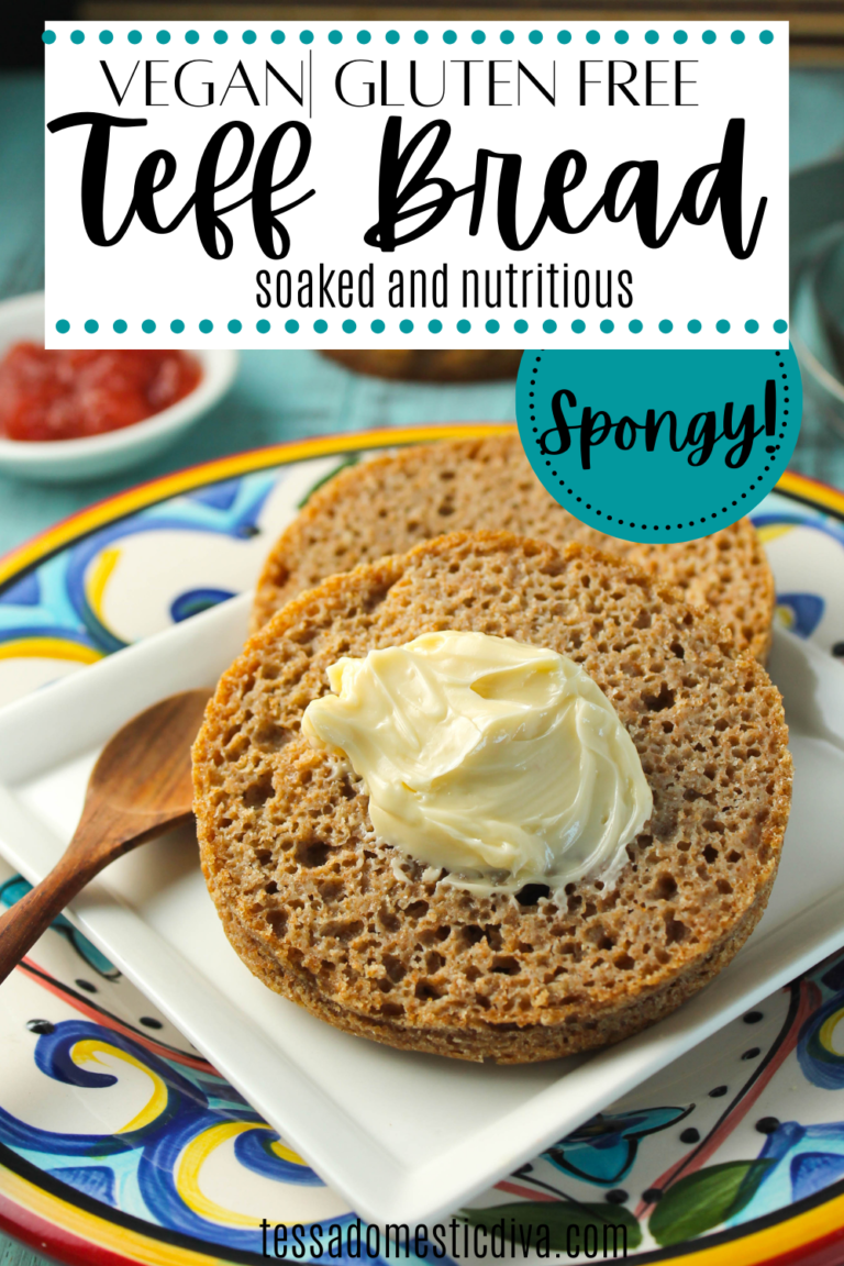 Gluten Free Teff Bread – Soaked & Vegan
